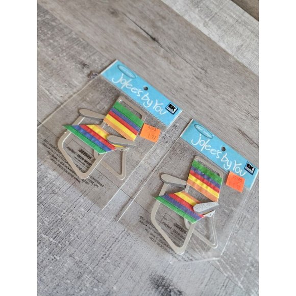 Jolees | Office | Rare Jolees Rainbow Beach Chair Lounge Vacation Ocean ...
